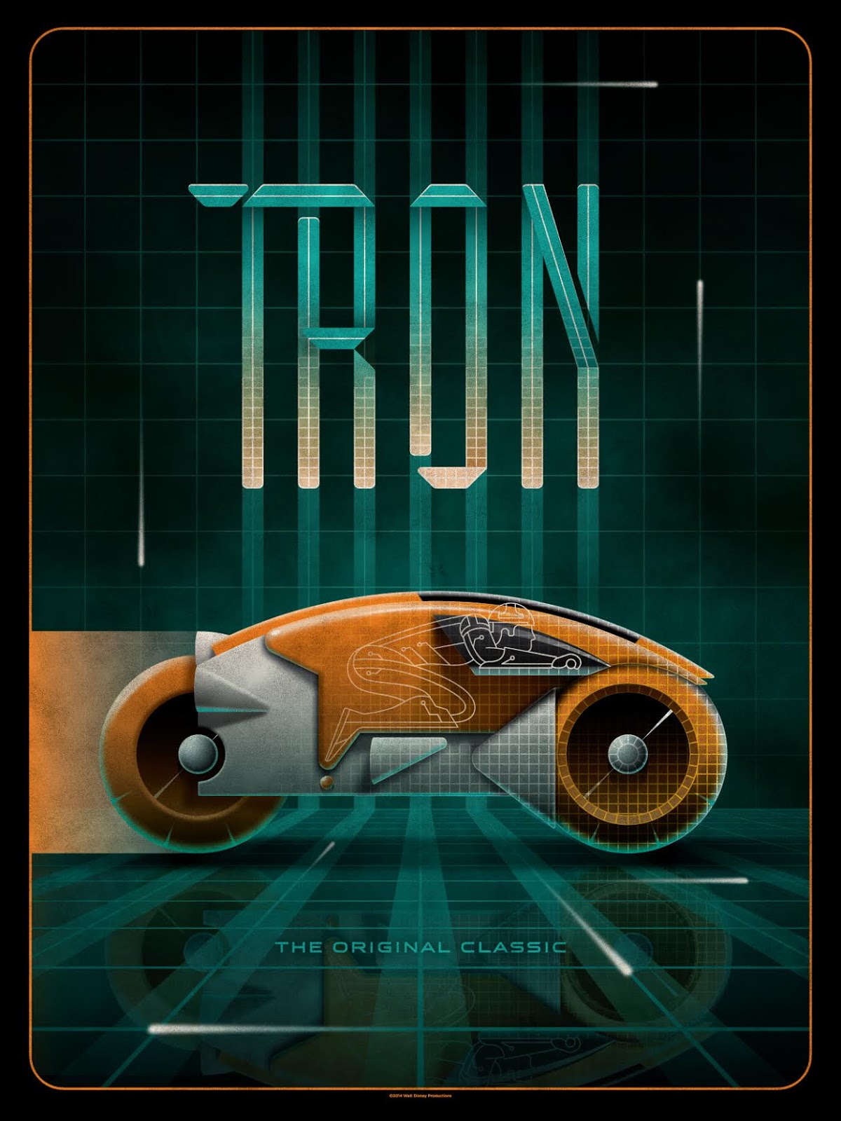 The Geeky Nerfherder: Movie Poster Art: Tron (1982)