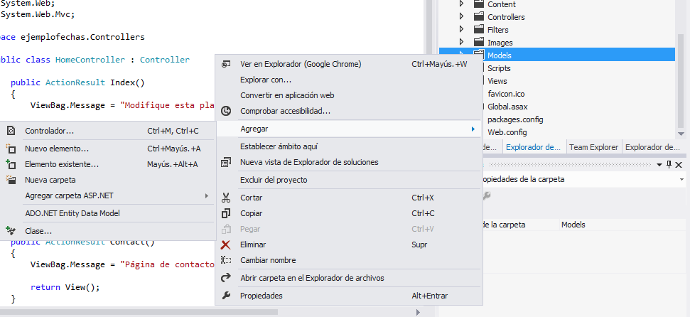 Datepicker con MVC 4 (Razor)