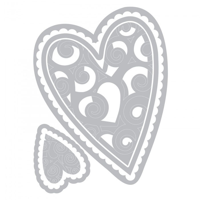 The Unpampered Stamper: Sizzix Heart Fold-it and Love Statement Stamp ...