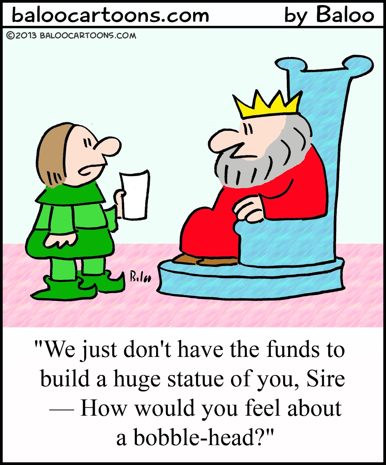 BALOO'S CARTOON BLOG: King cartoon
