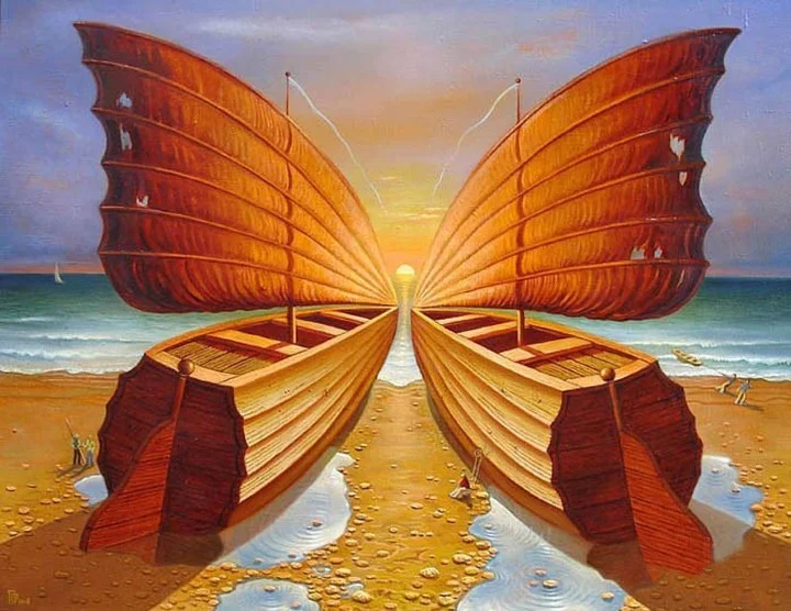 Gennady Privedentsev, 1955 | Surrealist painter | Tutt'Art@ | Pittura ...