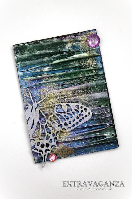 13 arts: Artist Trading Cards "13 textures"