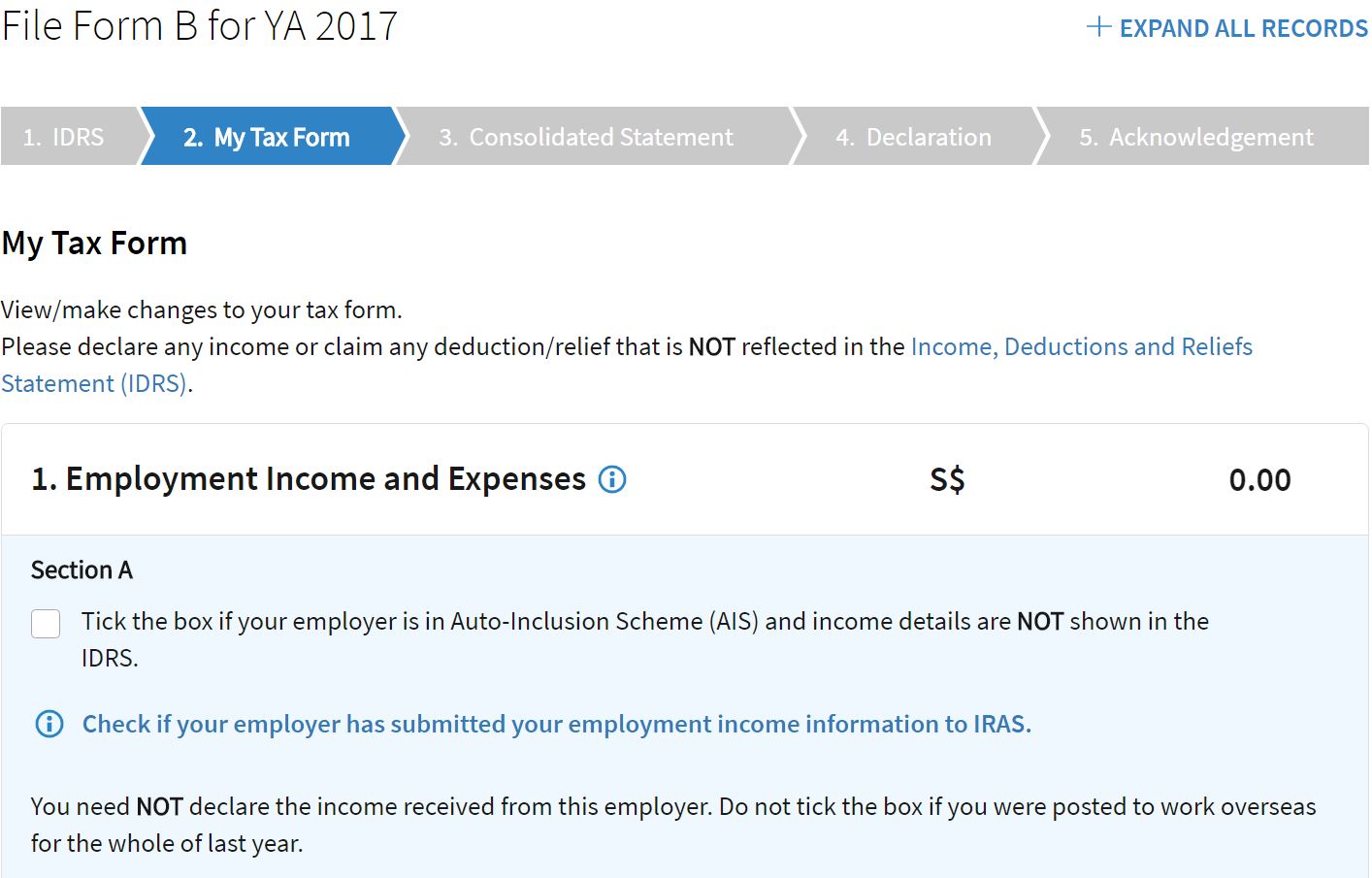 Daniel Choy: How To E-File (File Electronically) Income Tax through ...