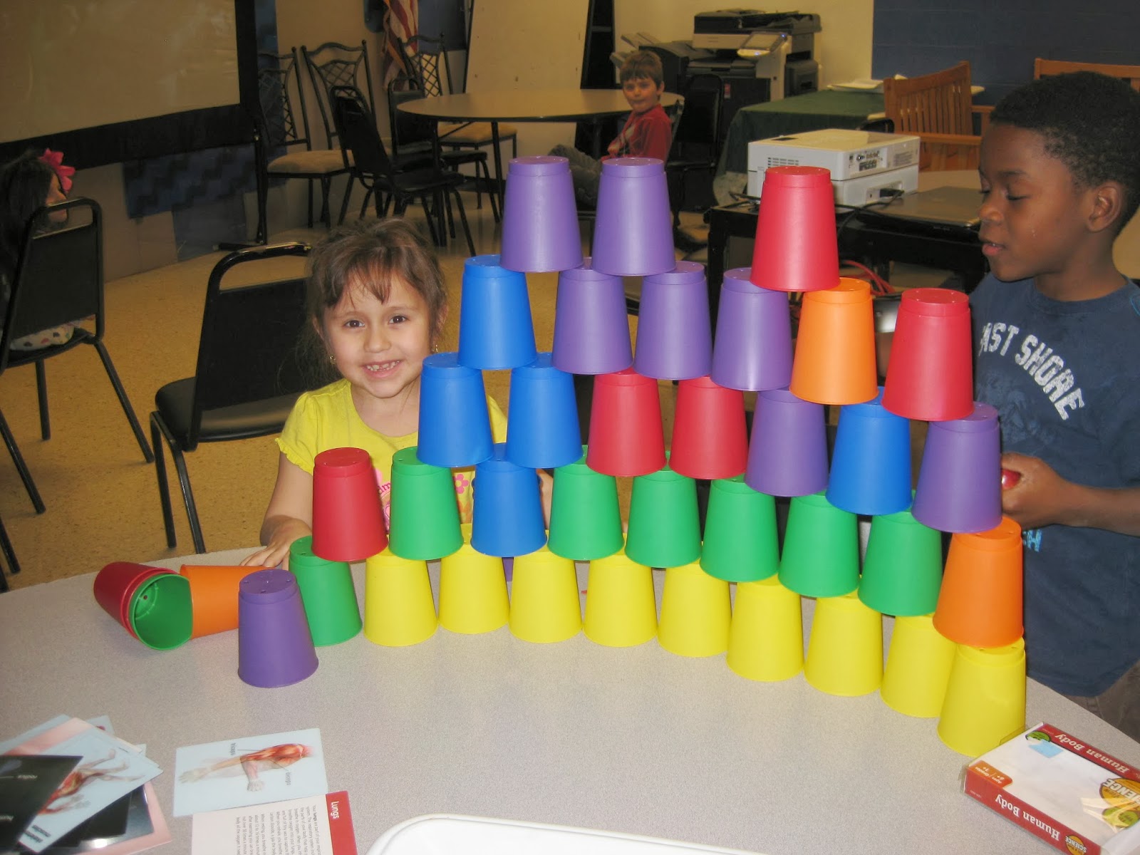 KidsCan365: Day 198: Kids Can Practice Cup Stacking