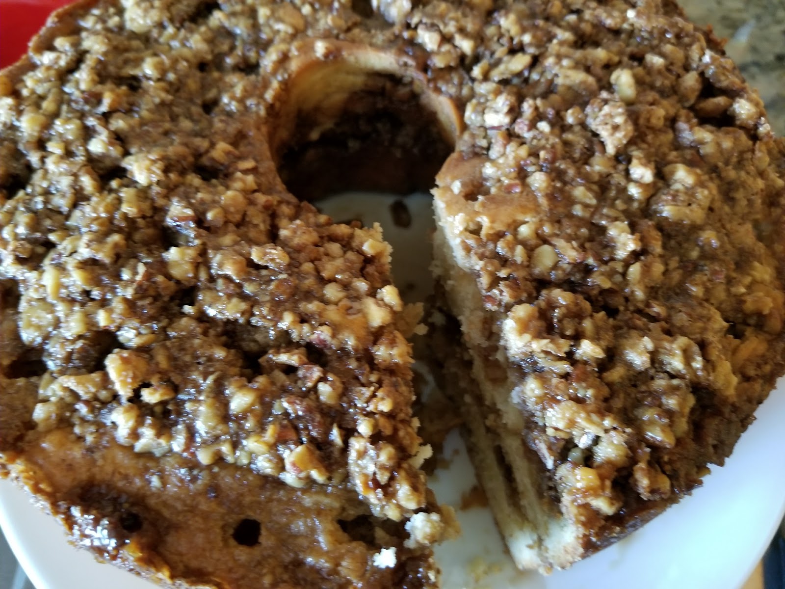 so little thyme.: Maple Walnut Sour Cream Coffee Cake