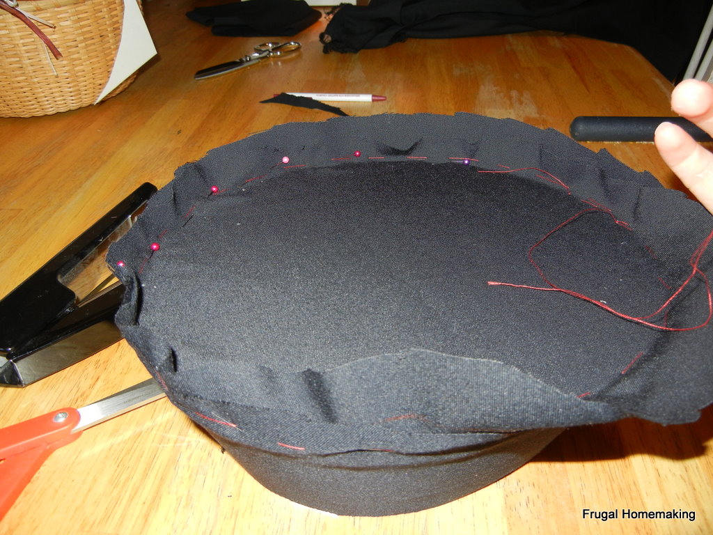 Frugal Homemaking: Railroad Conductor's Hat Tutorial