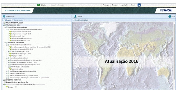 SINPRO Macaé e Região: IBGE lança Atlas Nacional Digital do Brasil 2016 ...