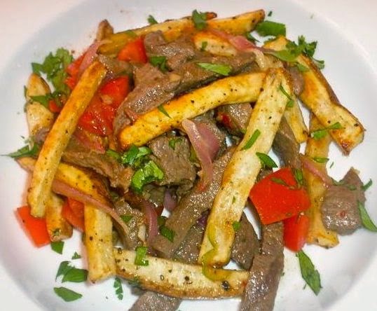 The Briny Lemon: Lomo Saltado: Peruvian Steak and Fries
