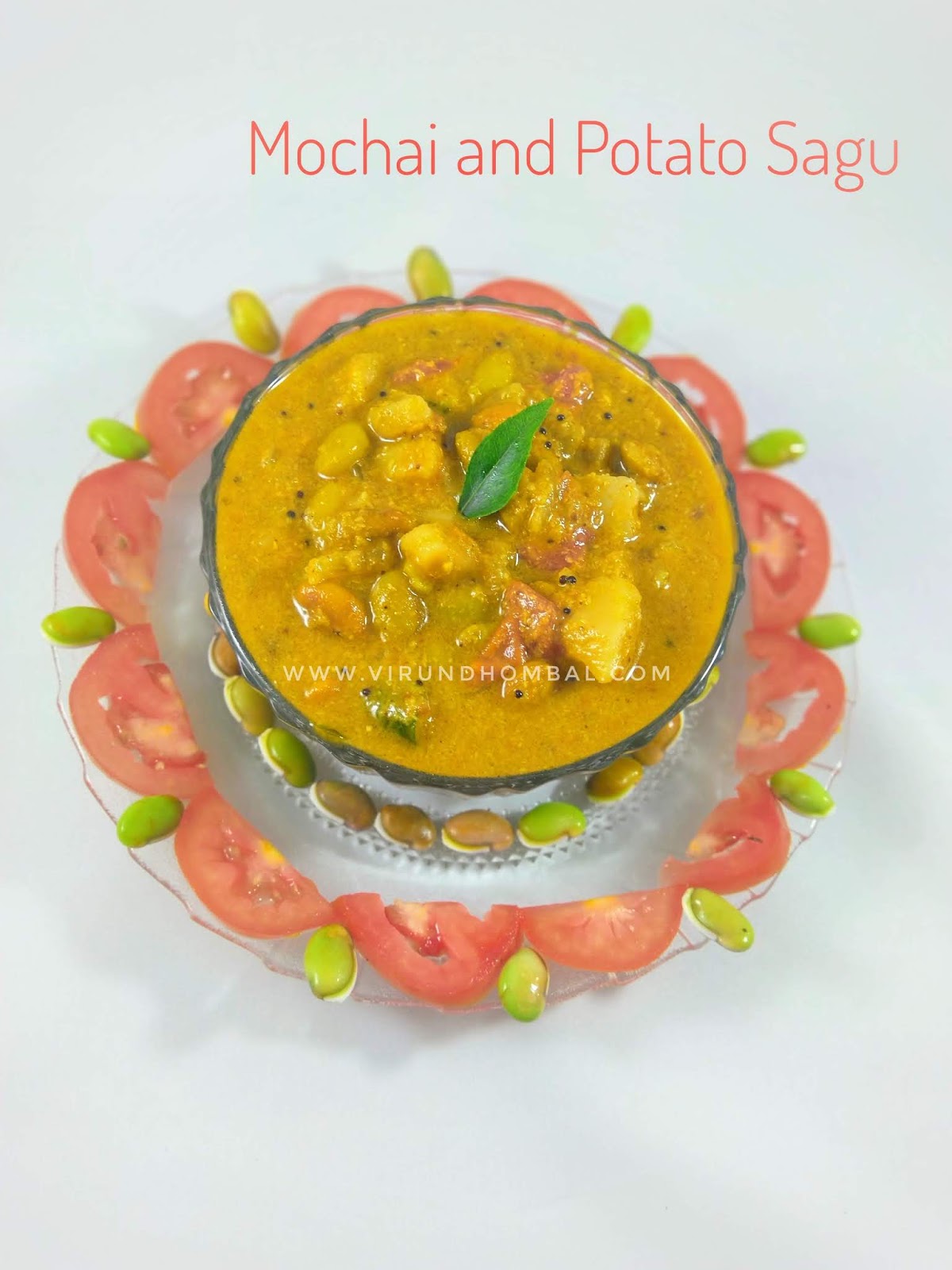 Mochai and Potato Sagu - Lima beans and Potato Curry - Side dish for ...