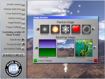 AGK Particle Sandbox DevBlog: Shiny GUI