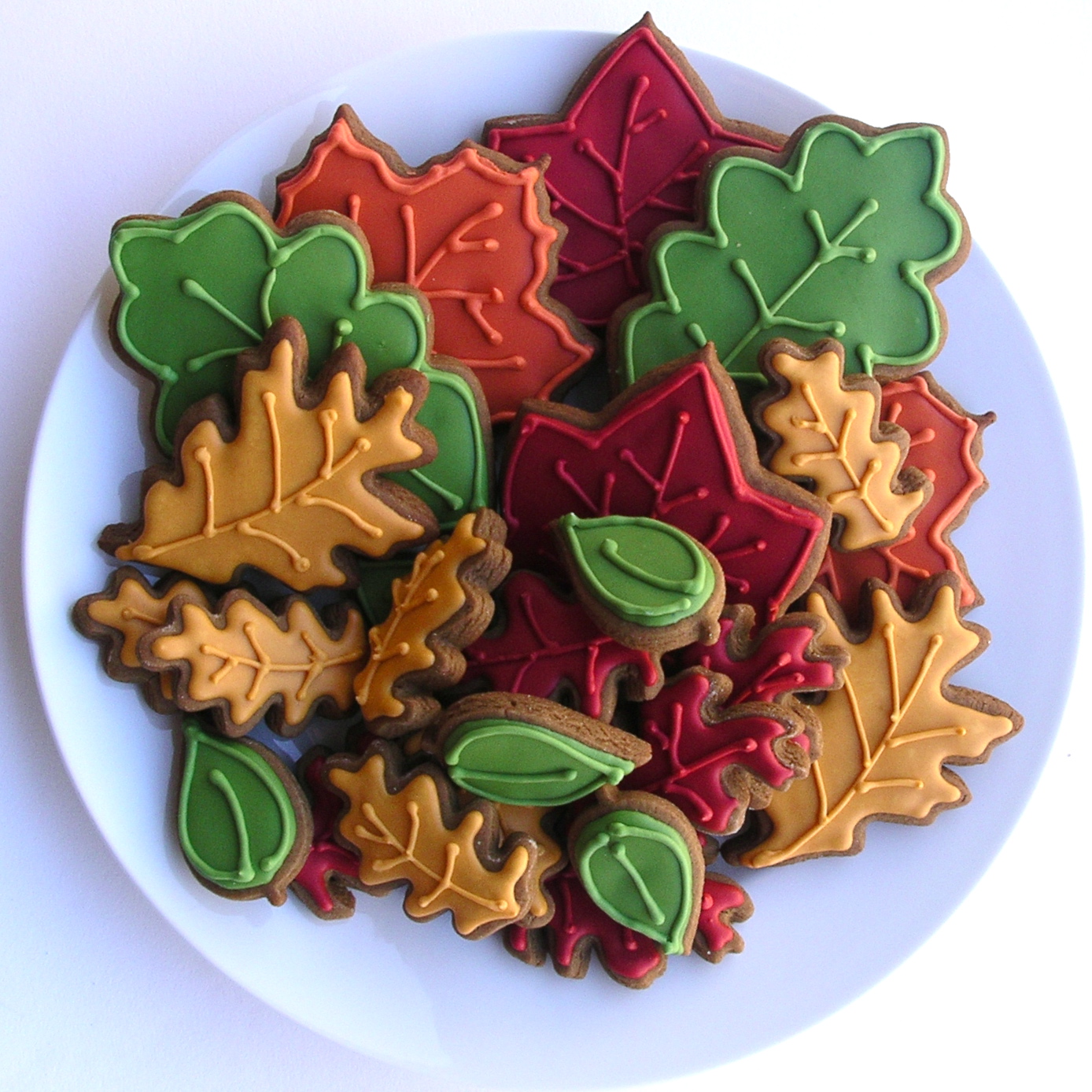 Nina's Show & Tell: Autumn Leaves Cookies
