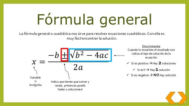 ARITMÉTICA: SU APRENDIZAJE Y ENSEÑANZA : FORMULA GENERAL