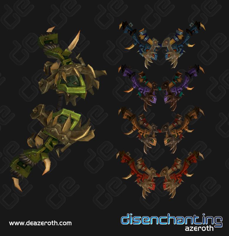 Disenchanting Azeroth: Mists of Pandaria Beta : New Weapon & Shield Models