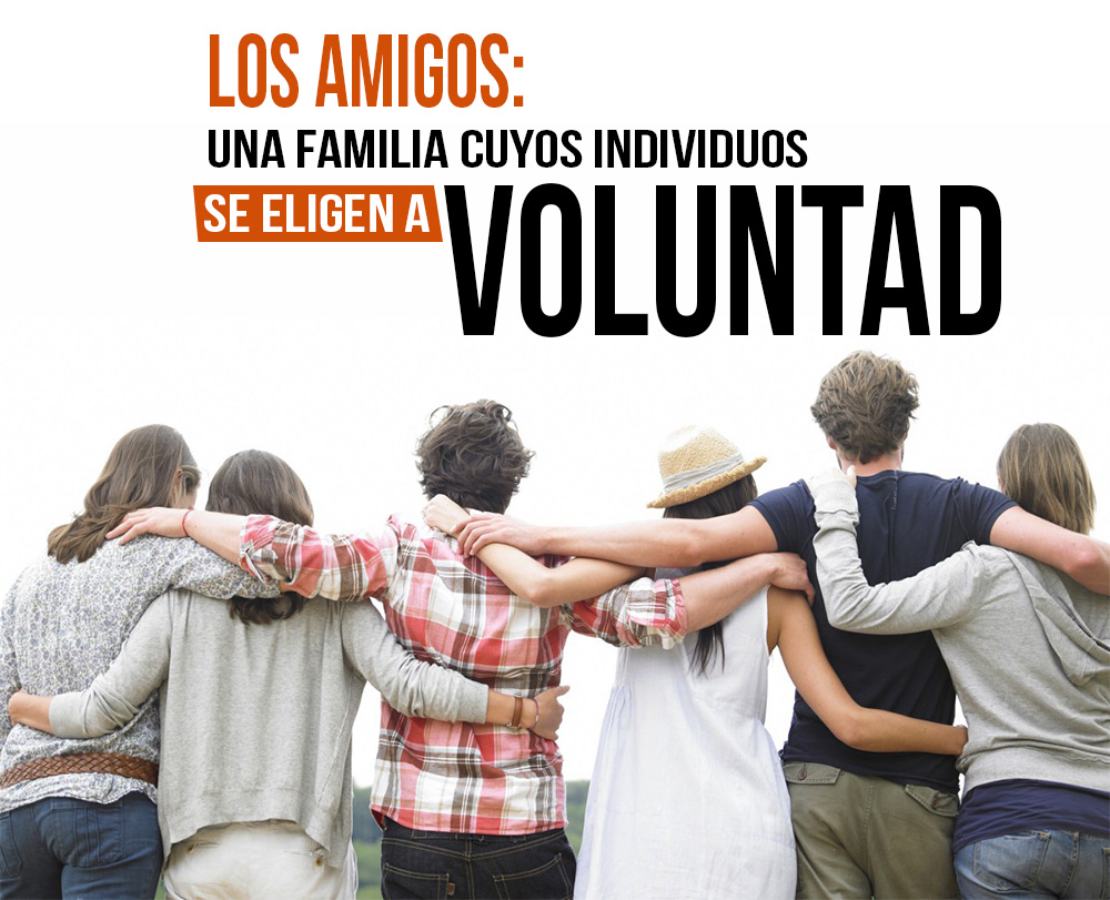 Frases con imágenes : Los amigos: una familia cuyos individuos se ...