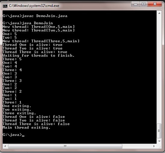 Using Isalive And Join In Java Programming Learn Java Programming