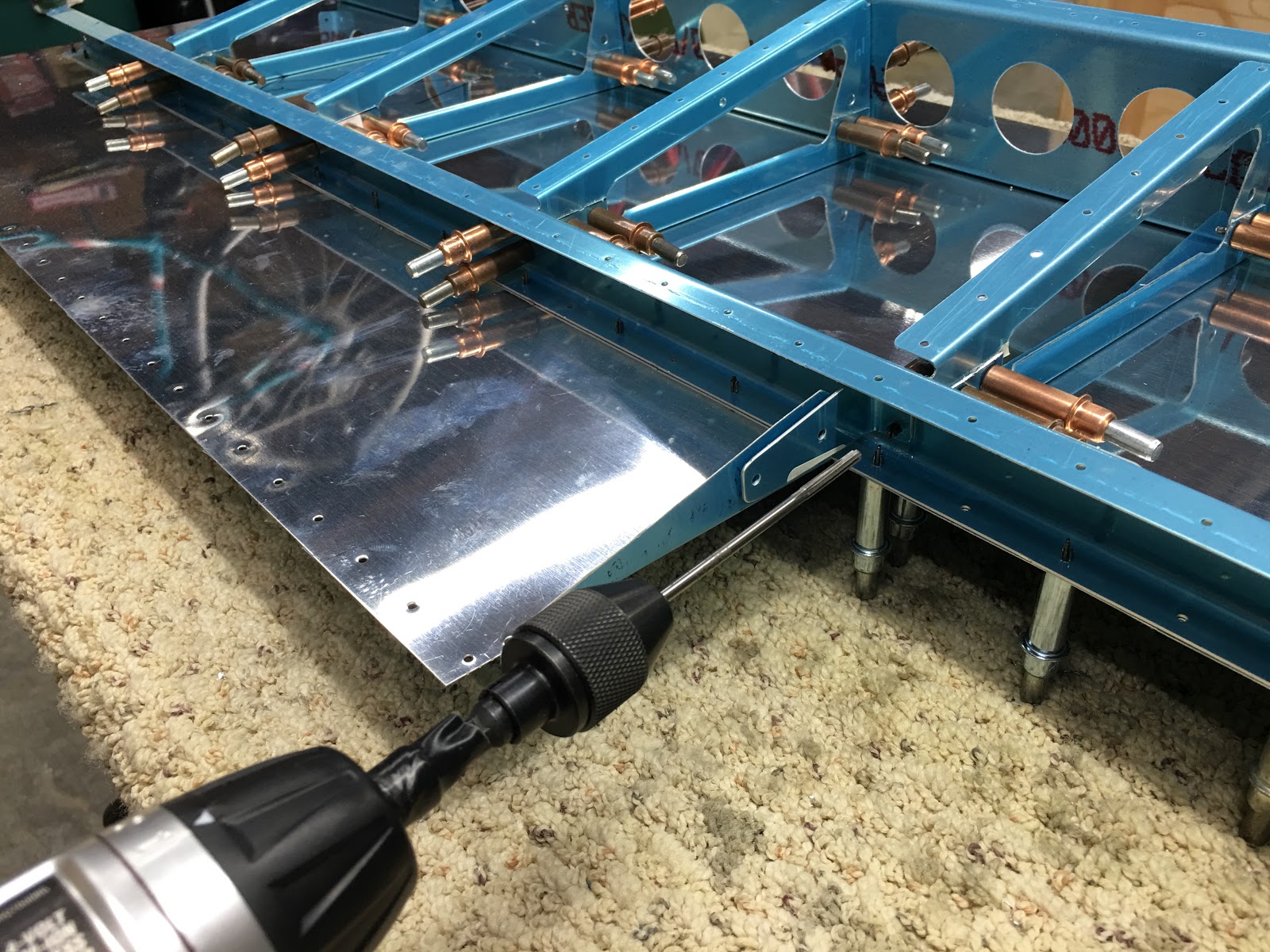 Brantel’s RV-10 Build Blog: Elevator Skeleton Work