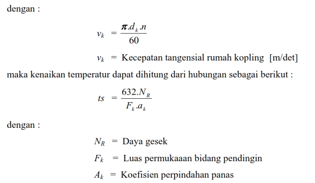 Rumus-Rumus Yang Digunakan Pada Kopling | ilmu teknik mesin indonesia