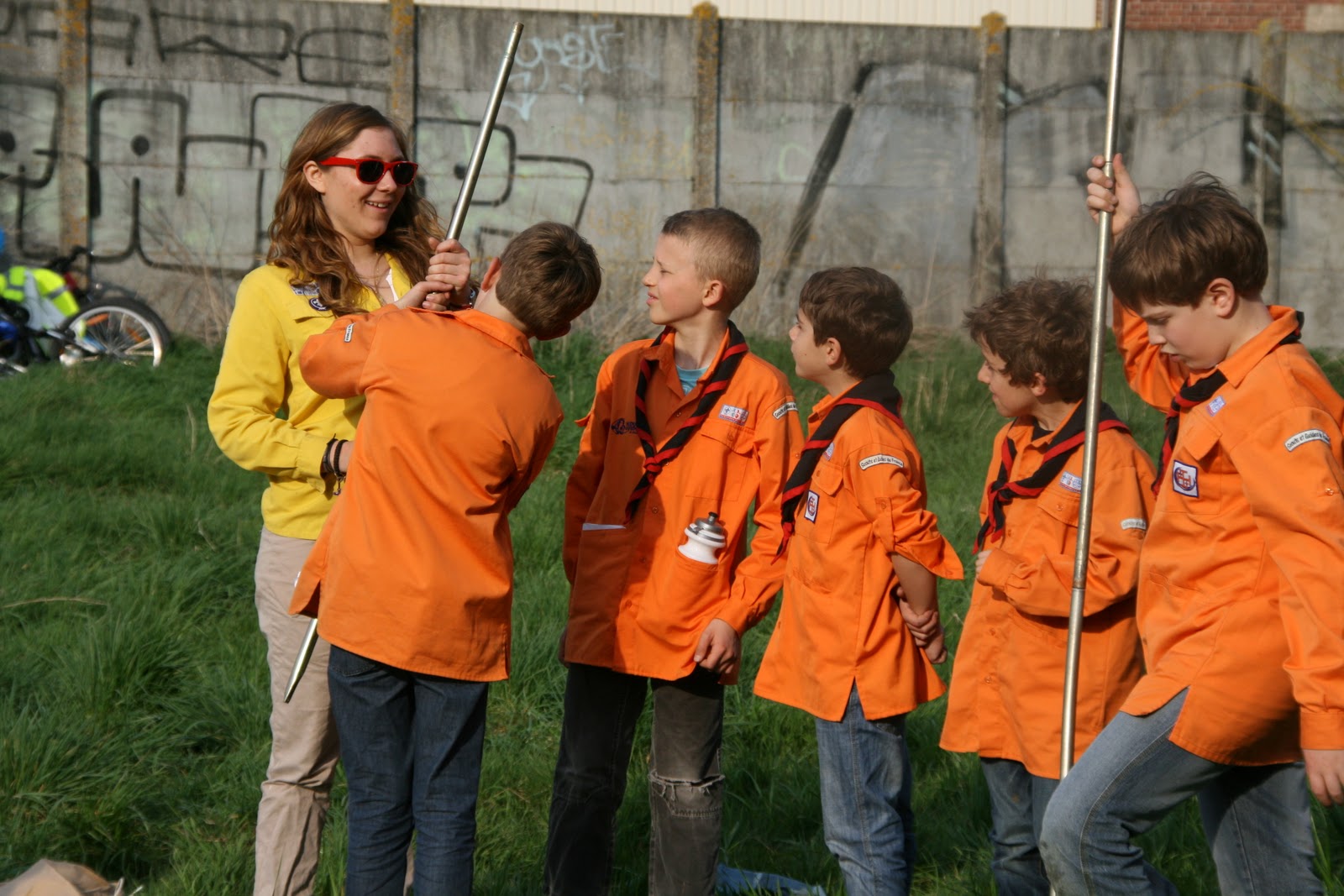 Scouts et Guides de France Lambersart: INSTALLATION DU CAMP