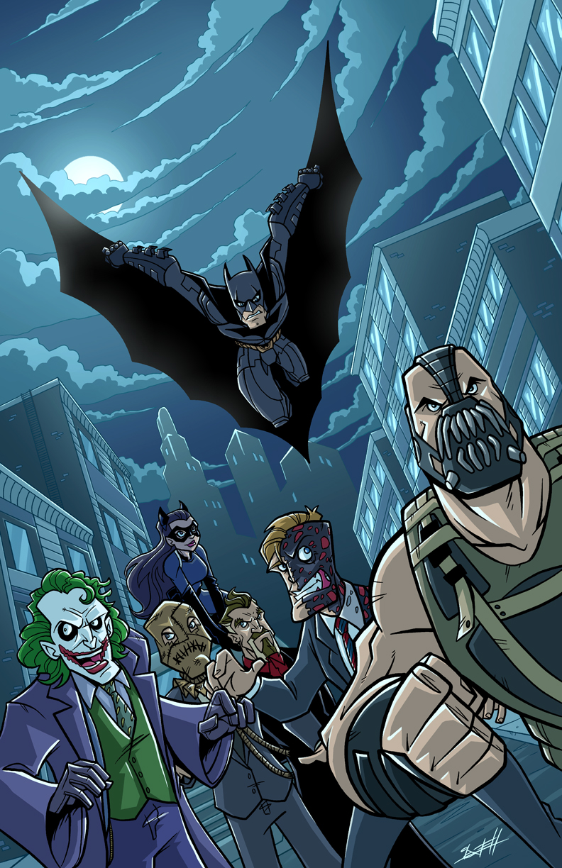 In The Mouth Of Dorkness: Dork Art: Dark Knight Rises Fan Art Obsessing!