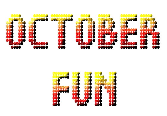 Graphic Groupies: October Word Art