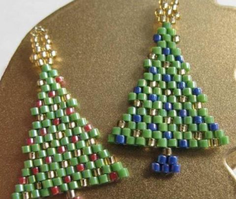 More Christmas Tree Jewelry and Ornament Tutorials / The Beading Gem