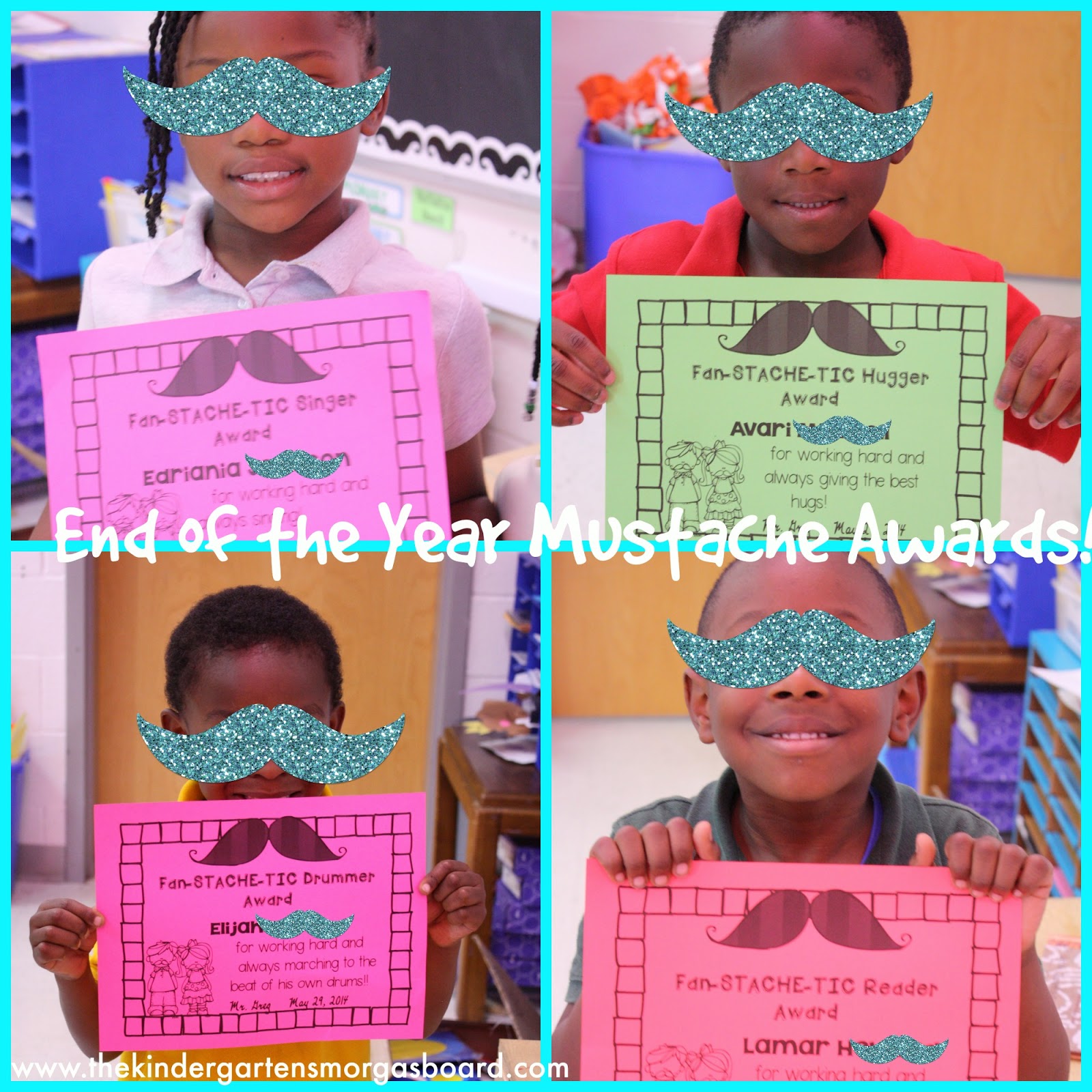 Primary Chalkboard: End Of The Year EDITABLE Awards FREEBIE!