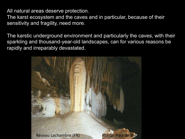 espeleobloc: Protecció del carst