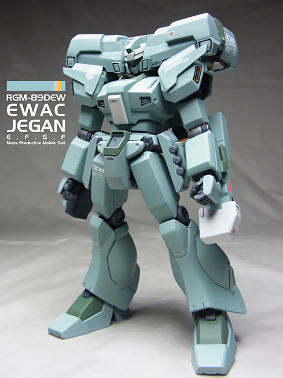 GUNDAM GUY: 1/144 RGM-89DEW EWAC Jegan - Custom Build