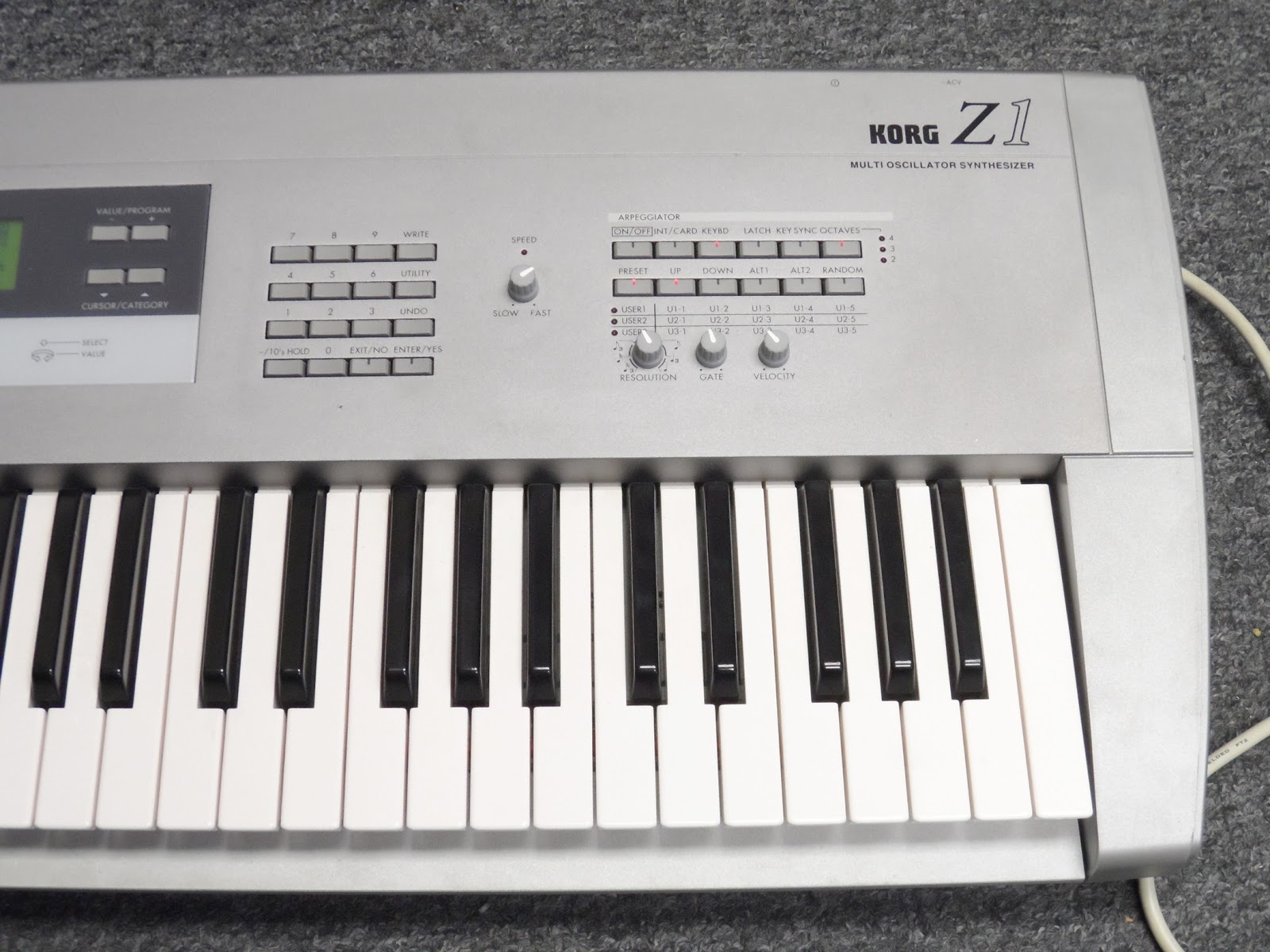 MATRIXSYNTH: Korg Z1 Physical Modeling & Virtual Analog Synth SN 005806