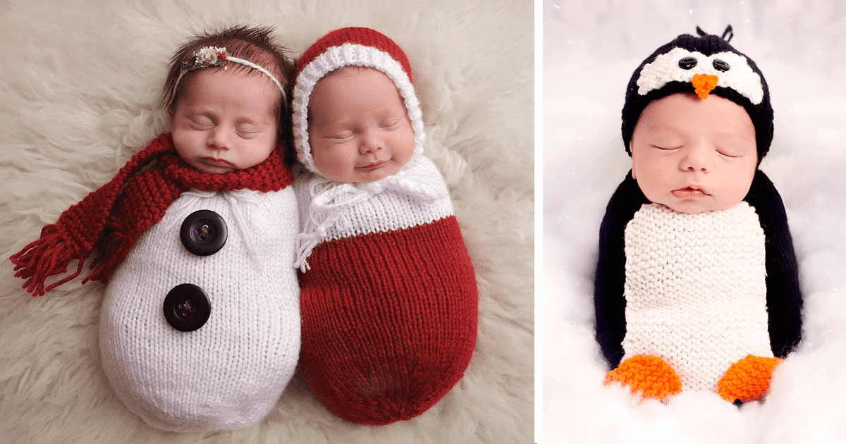 35 Cute Babies Celebrating Their First Ever Christmas (Pictures)