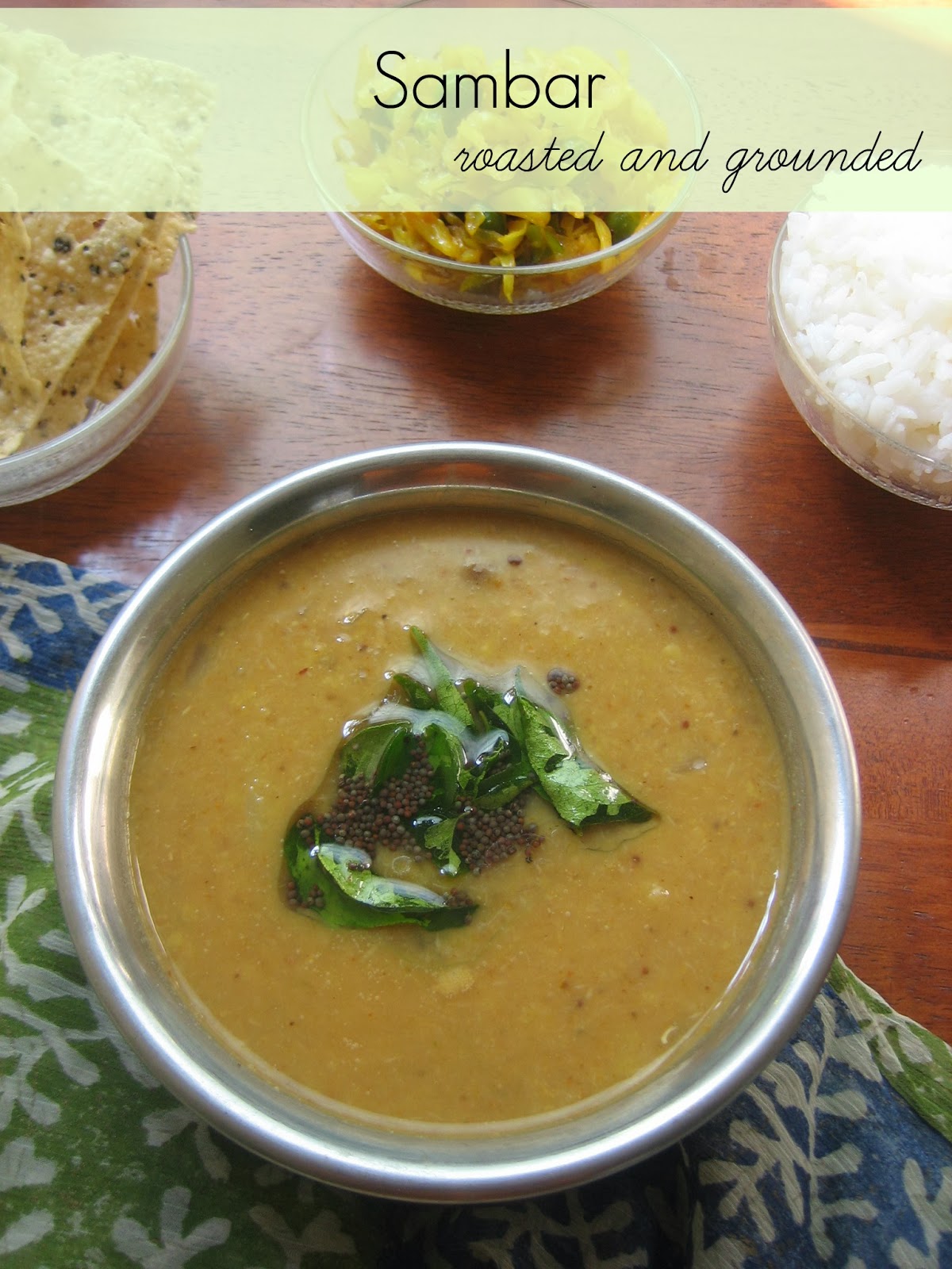 Spicy Foood: Arachu vita/Roasted and ground spices Sambar with Radish