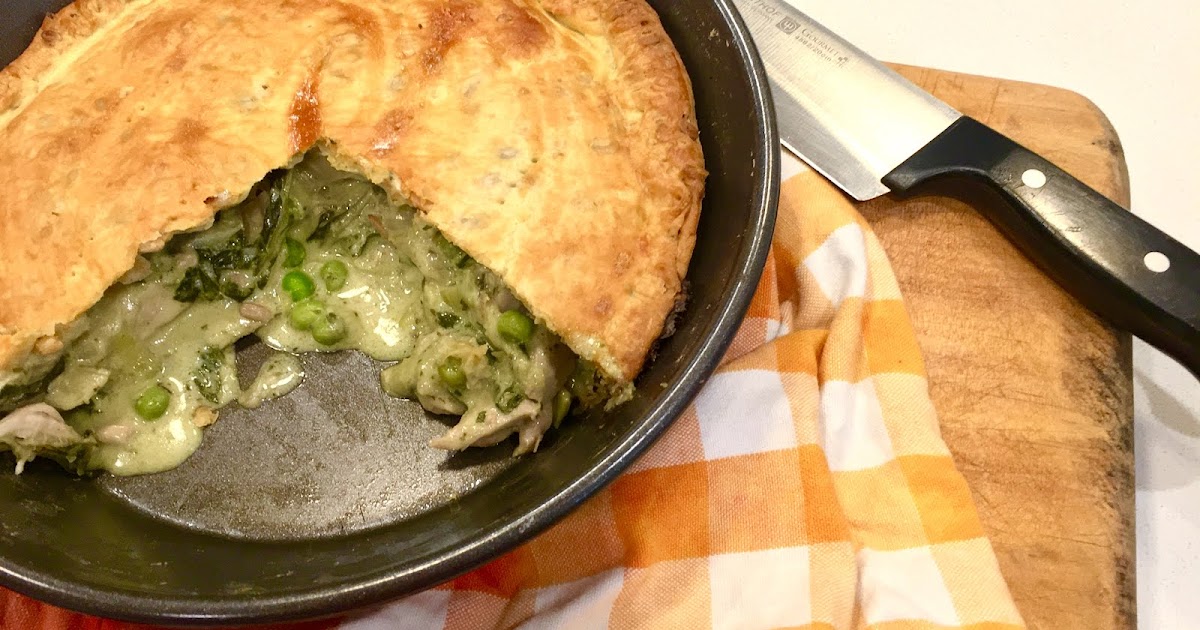 Spark My Pantry : Creamy Green Chicken Pie