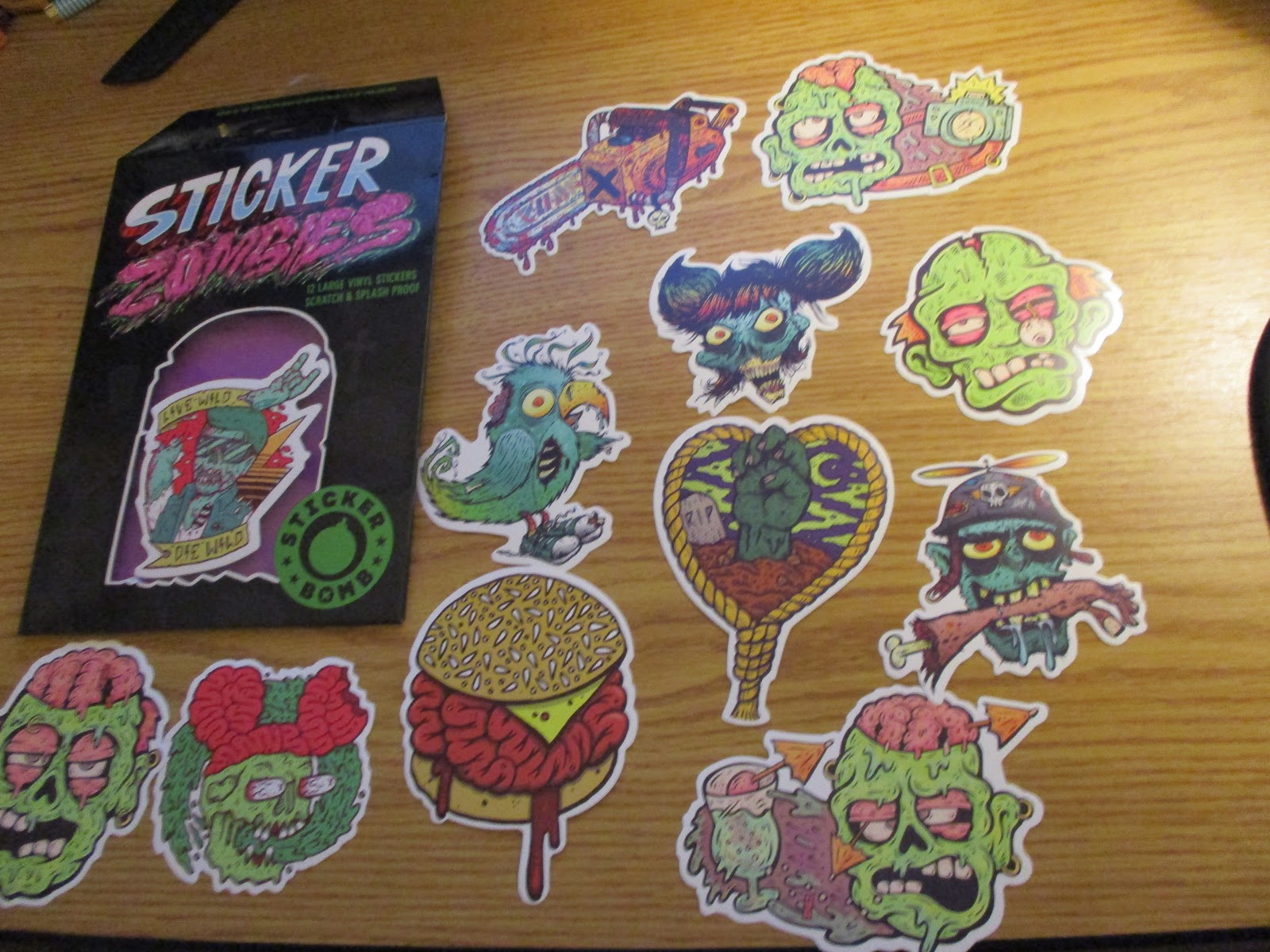 Missy's Product Reviews : Sticker Zombies By Studio Rarekwai Holiday ...