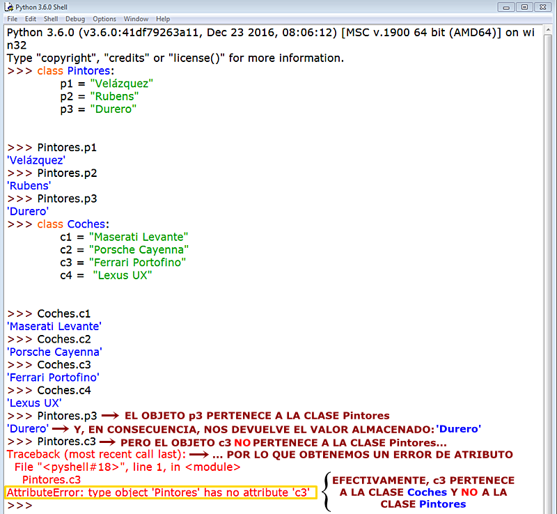 APRENDER A PROGRAMAR CON PYTHON: CLASES I