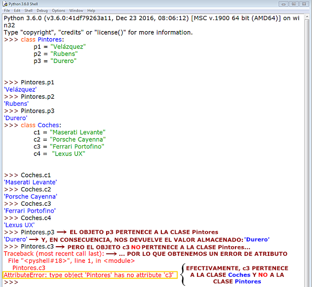 APRENDER A PROGRAMAR CON PYTHON: CLASES I