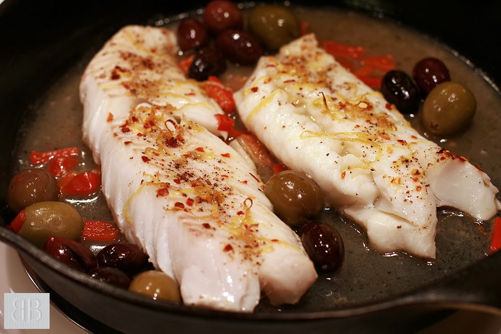 Bruce's Kitchen: Roasted Cod With Olives and Lemon