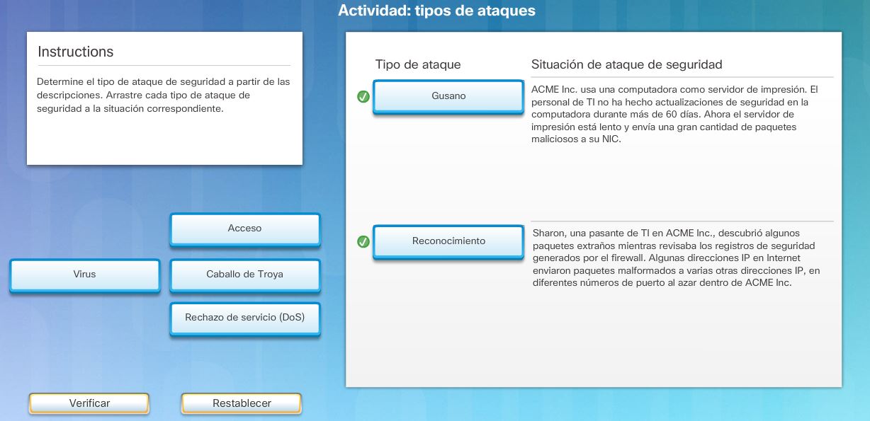 Ataques de red - CCNA V6.0