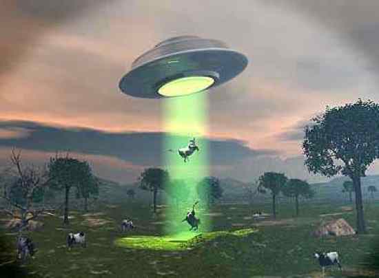 Mundane Blog: Cow Abductions via Aliens & UFOs...