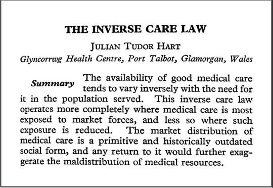Salud, dinero y atención primaria: Los ricos reciben atención médica ...