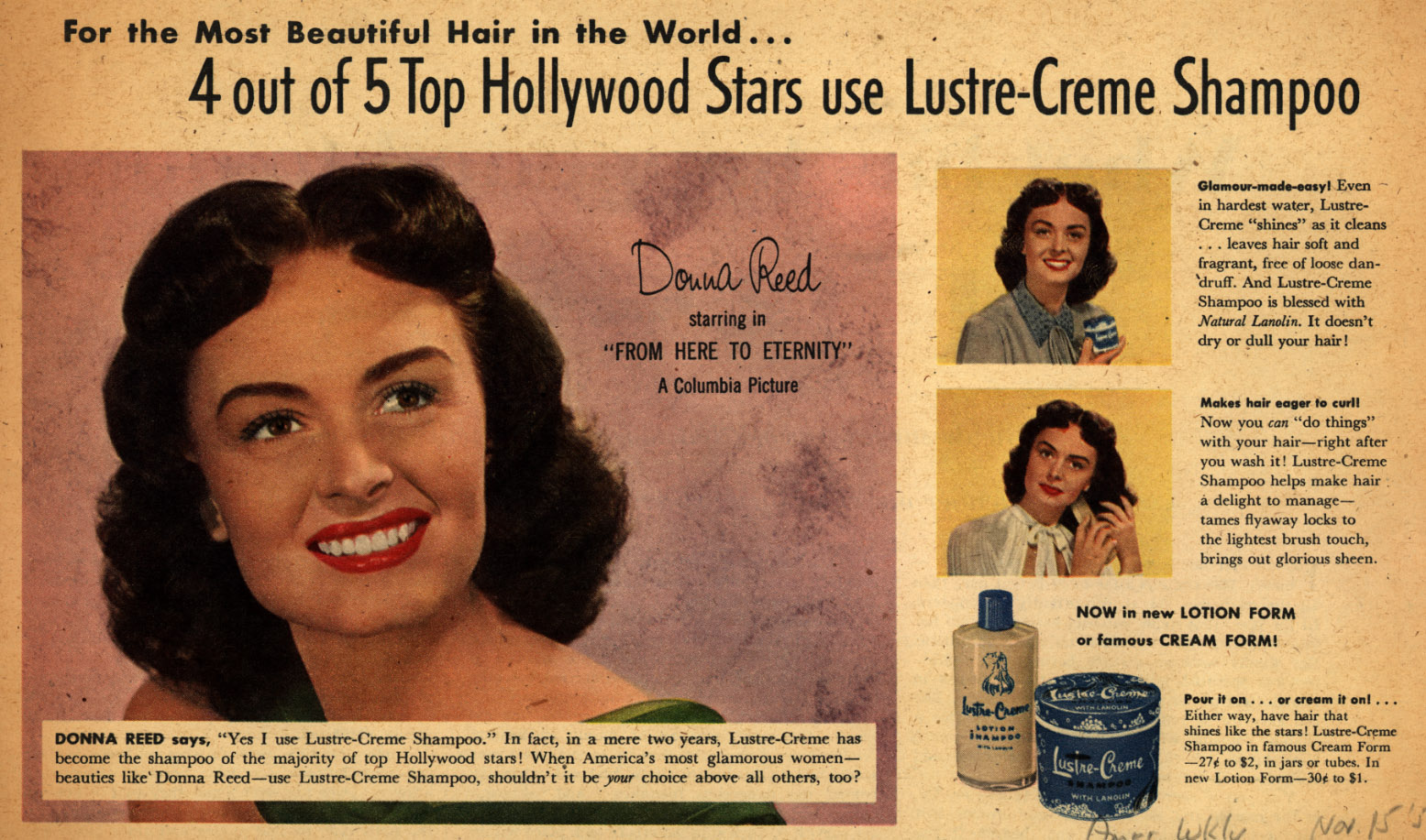 Lustre Creme Shampoo, casi mas estrellas que el firmamento