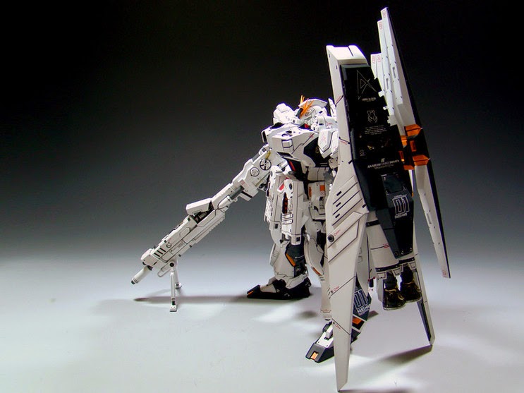 Custom Build: 1/100 FA-93HWS nu Gundam Heavy Weapon System "Open Hatch ...