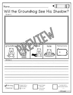 Emily Jane Creates: FEBRUARY NO PREP KINDERGARTEN PACKET-OVER 100 PAGES!