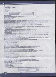 Drug Pamphlet: Codilar