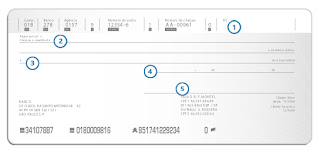 Como Preencher um Cheque