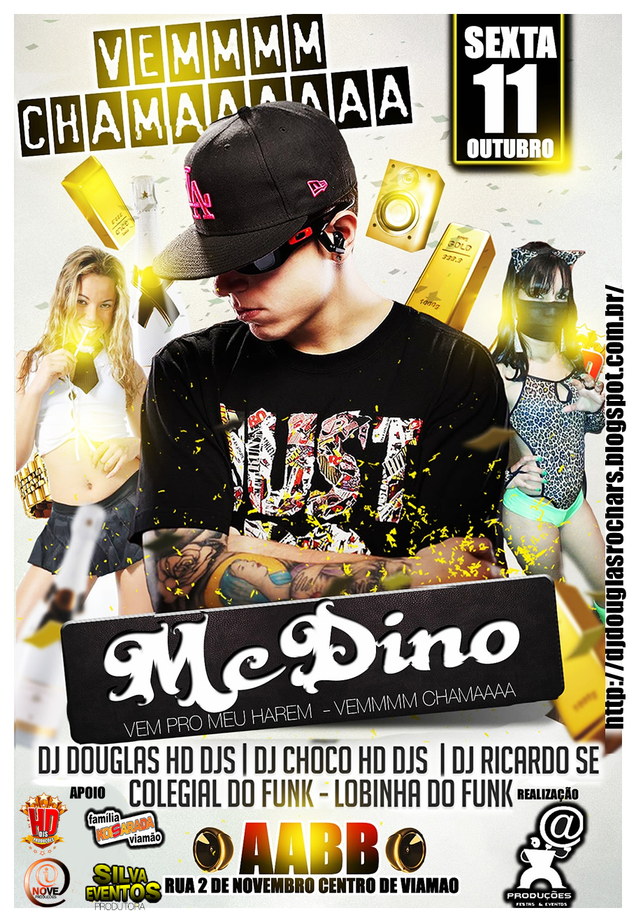 DJ DOUGLAS ROCHA O ORIGINAL: VEMMM CHAMAAA MC DINO APOIO EQUIPE HD DJS