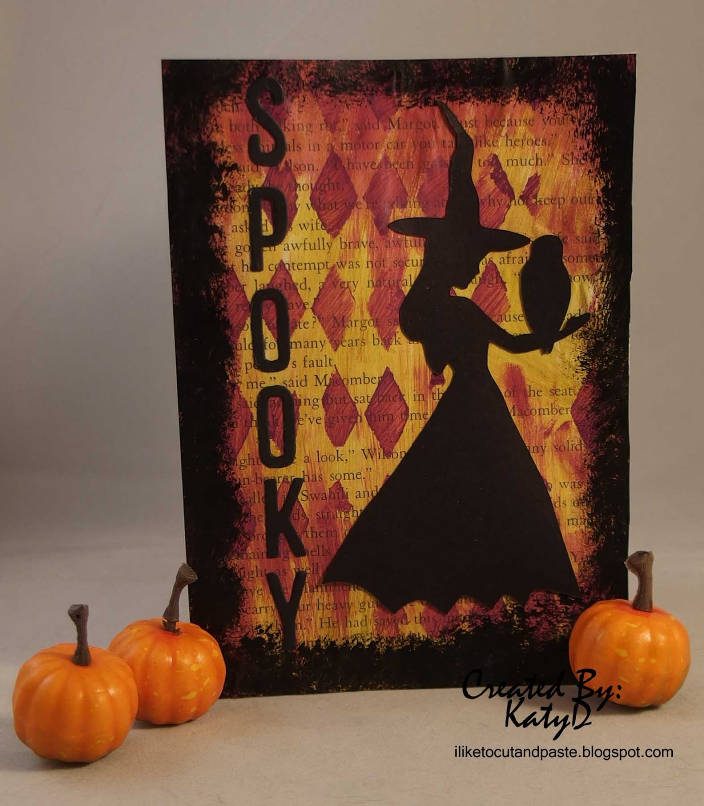 I like to cut and paste: Spooky Lady