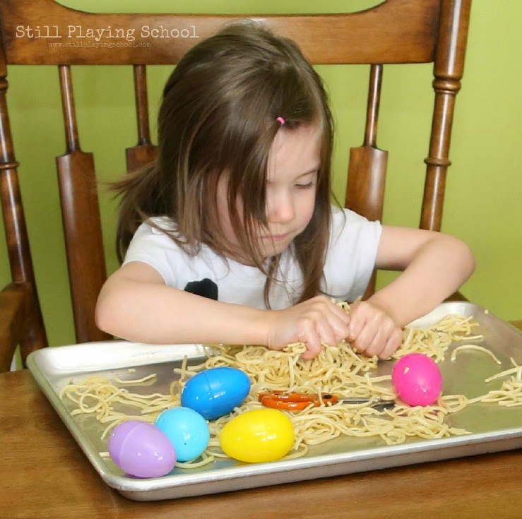 Sensory Nest Building | Still Playing School