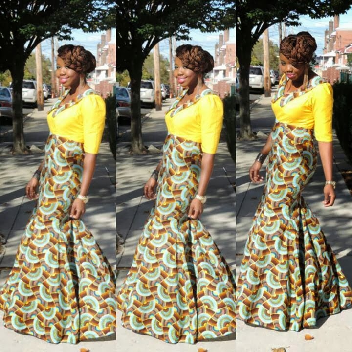 Subira Wahure Official African Couture Blog: KITENGE;LONG DRESSES