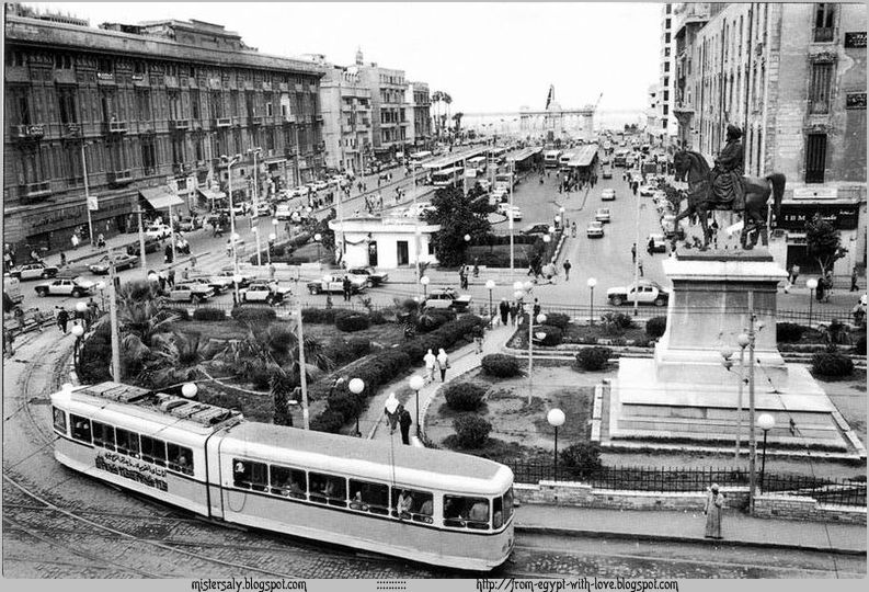 From Egypt With Love: Mansheya Square Alexandria from 1857