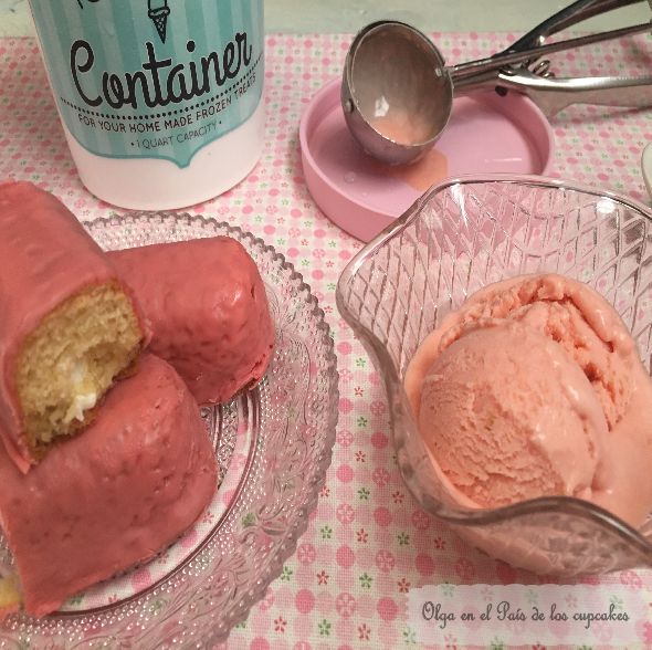 Olga en el pais de los Cupcakes: Helado de pantera rosa